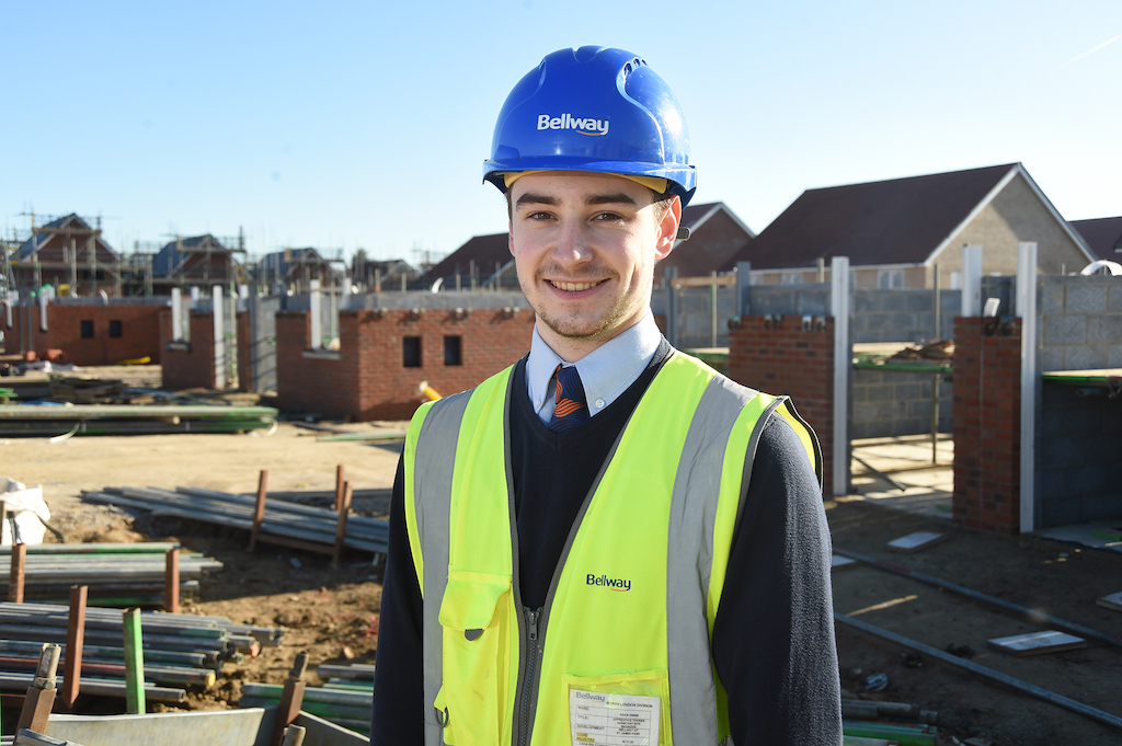 left Apprentice Trainee Assistant Site Manager Adam Simms Standing In left-apprentice-trainee-assistant-site-manager-adam-simms-standing-in