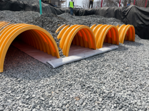 Large-Isolator Row being built · PHPD Online